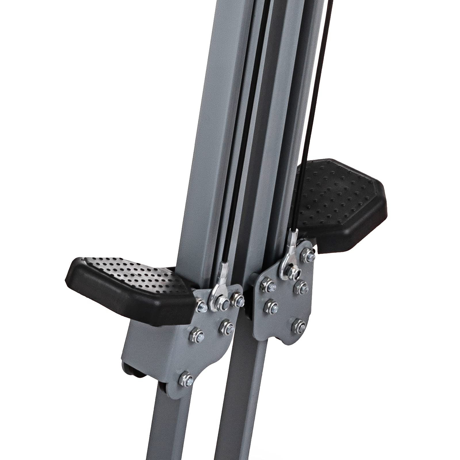 Hihone Vertical Climber Adjustable Exercise Climber Trainer, 400Lbs Capacity Steel Frame Cardio Climber Full Body Stair Climber,Home Gym Exercise Folding Climbing Machine for Men and Women