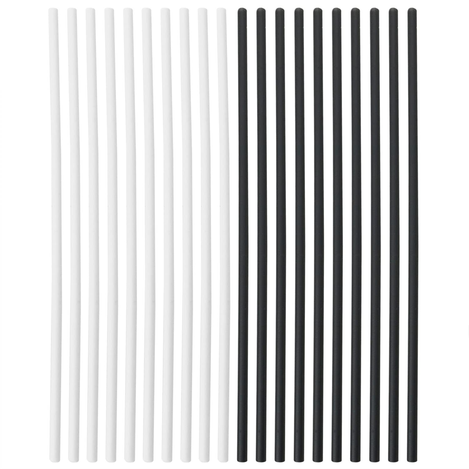 JJHXSM 20pcs Guitar Fingerboard Side Marker 100mm Fretboard Side Dot Fingerboard Position Marker for Guitar Bass White and Black