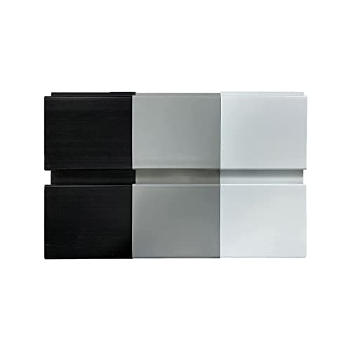 Slatwall Panel Garage Wall Organizer: Heavy Duty Wall Mounted PVC Wall Rack, Interlocking Slat Wall Paneling for Garage Wall Storage, Slatwall Board, Slatwall Shelves System - 3 Color Samples