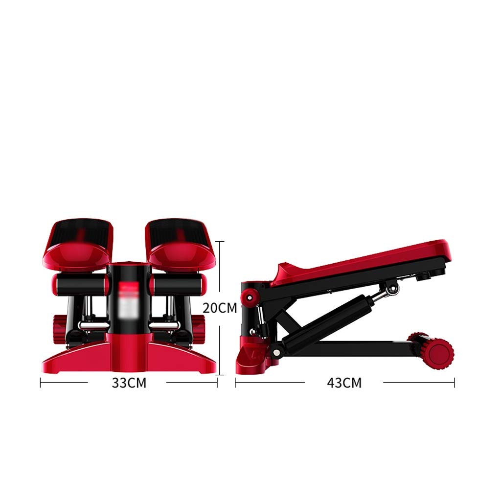 GRETD Mini Stepper Fitness Stair Stepper Portable Twist Stair Stepper Adjustable Resistance, Fitness Exercise Machine