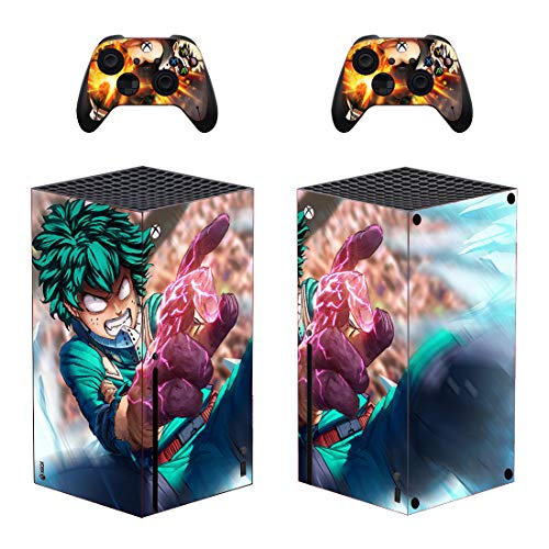 Hero college Decals Stickers Full Set Faceplate Skin for X-box-One-Series X Protection Kit by KAJAL MANI