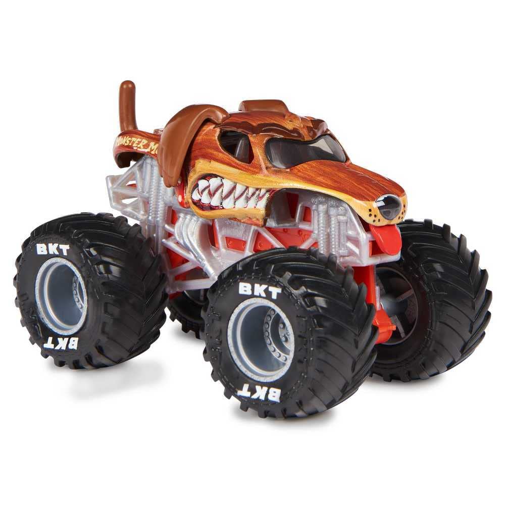 Monster Jam 2023 Spin Master 1:64 Diecast Truck Series 28 Ruff Crowd Monster Mutt