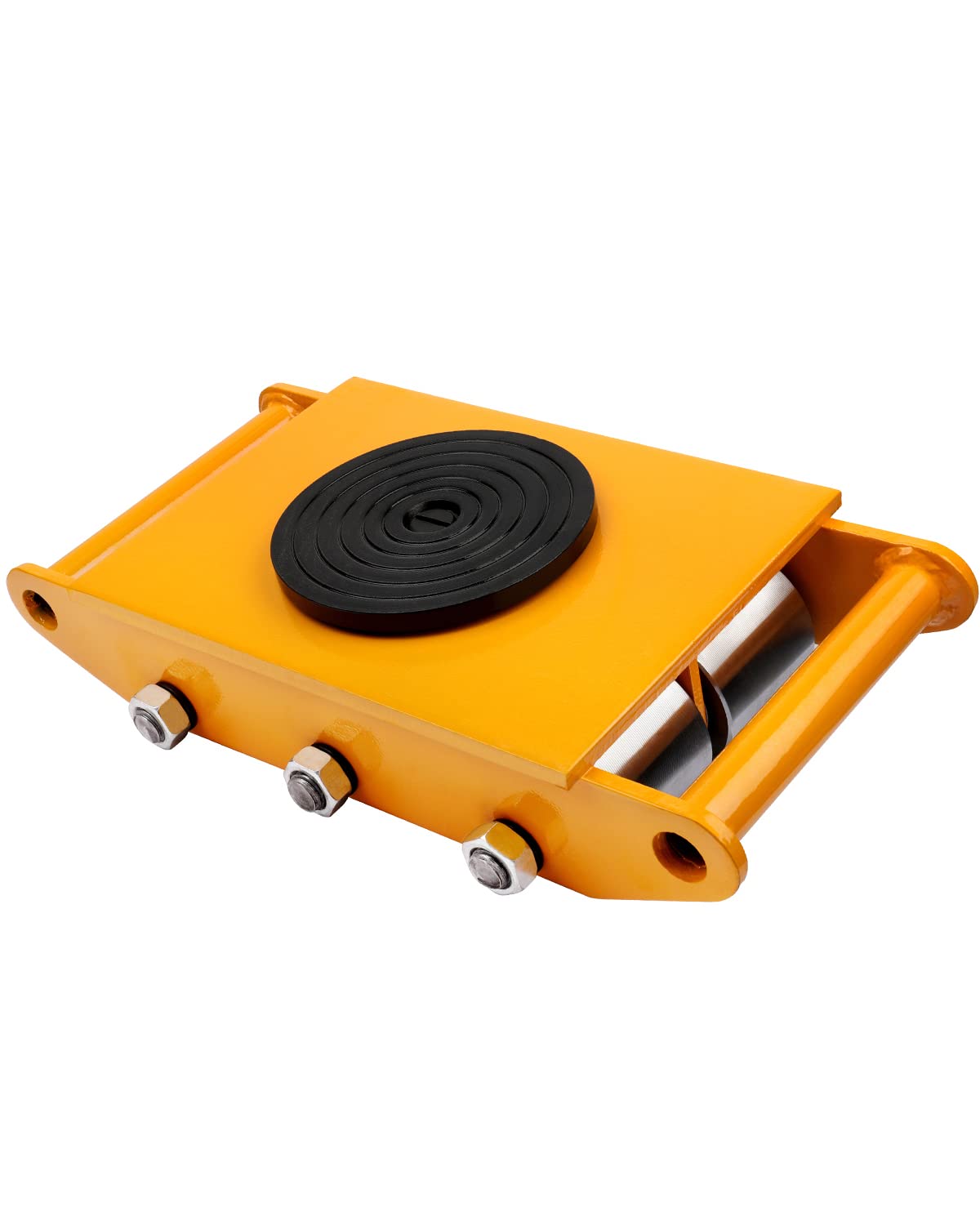 GCCSJ 8T Machinery Skate Dolly,17600lbs Machinery Moving Skate Machinery Mover Skate with 360° Rotation Cap and 6 Steel Rollers, Dolly Machinery Skate for Industrial Moving Equipment