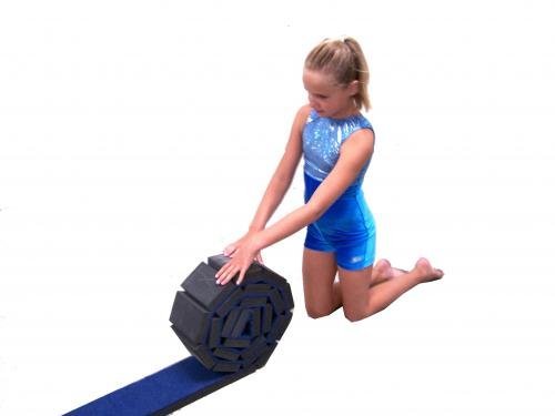 Gymnastics Flexible Roll-Up Foam Training Balance Beam! -(TEAL)
