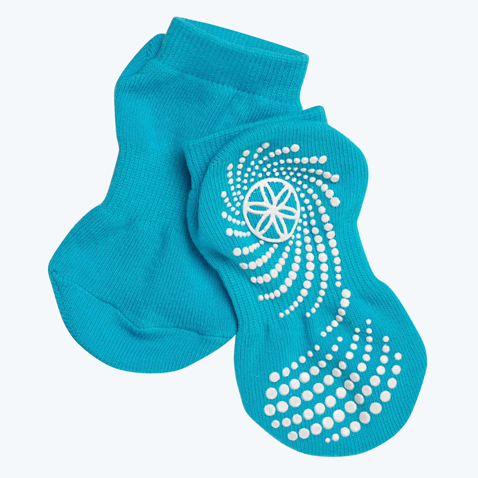 Gaiam Kids Yoga Socks (Pack of 2), Pink/Purple