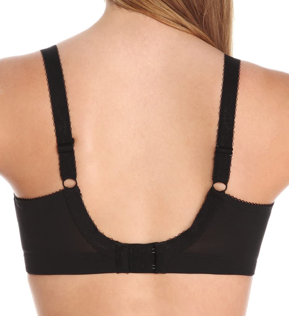 GODDESS Women's Plus Size Keira Wireless Soft Cup Bra, Black, 56C
