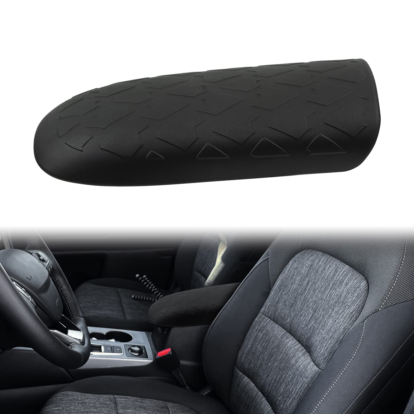 Komillion Automotive Center Console Cover for 2021-2022 Ford Bronco Sports Center Console Armrest Box Scratch Resistance Armrest Cover