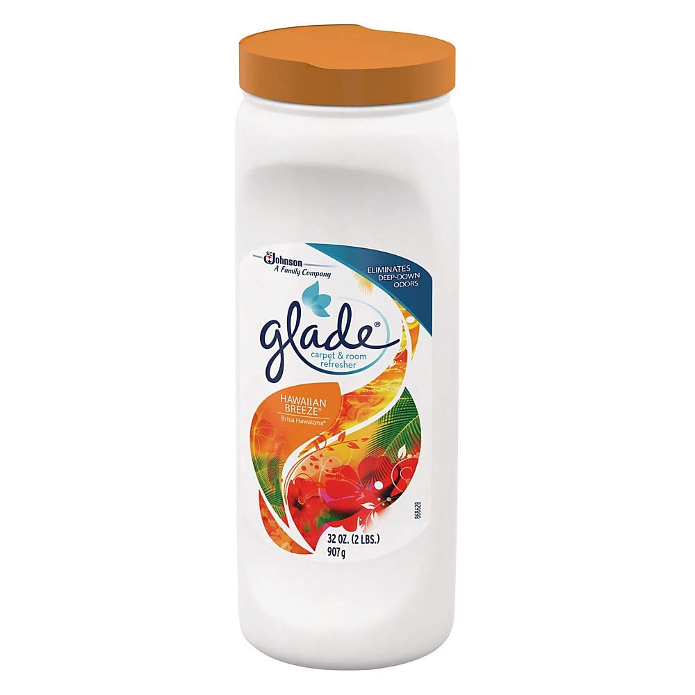 Glade Carpet and Room Refresher, Deodorizer for Home, Pets, and Smoke, Hawaiian Breeze, 32 Oz.