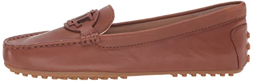 Lauren Ralph Lauren Brynn Driver Loafer Deep Saddle Tan 8 B (M)