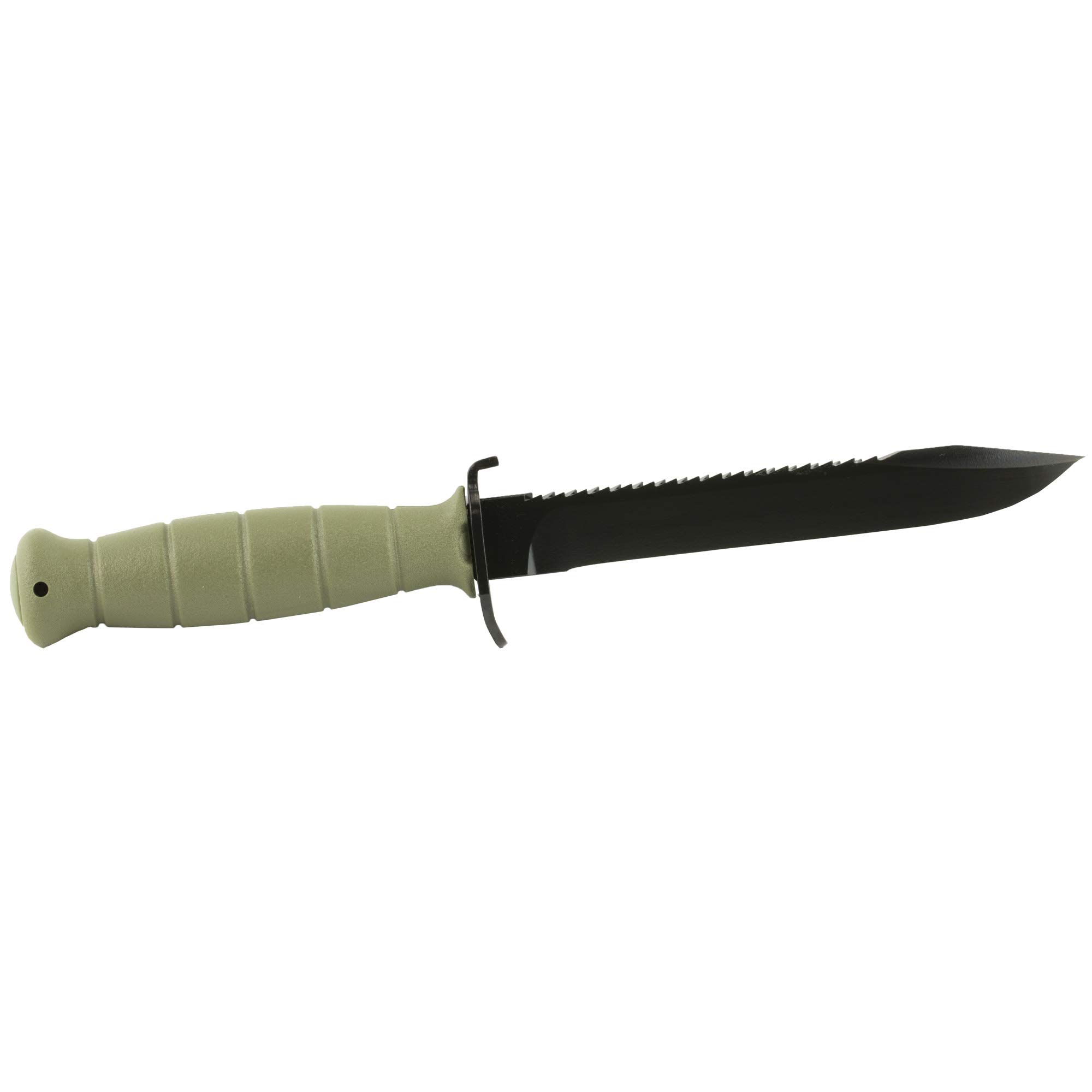 Glock OEM Field Knife 6.5" Fixed Blade with Root Saw, Battlefield Green