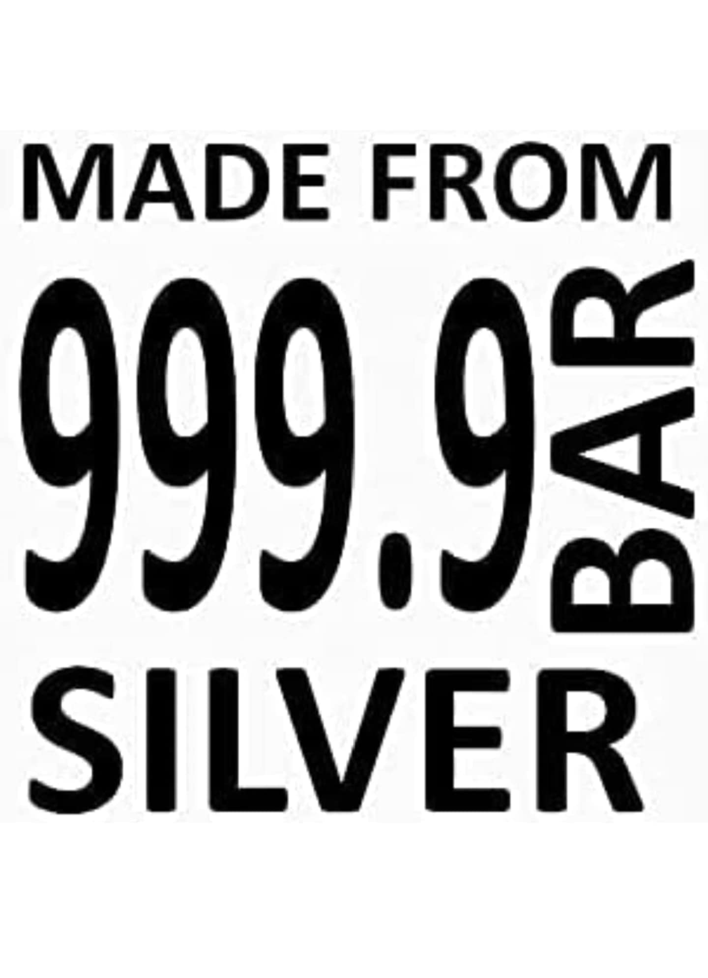 GLC Gold Leaf Silver Leaf, 99.9% Pure Silver Leaf Varakh Foils 50pcs 3 x 5 inch for Sweets Deco,Cake Baking,Chocolate,Supari,Serums,Ayurvedic Medicine,Decoration,Beauty Face Kits,Painting Art Crafts_
