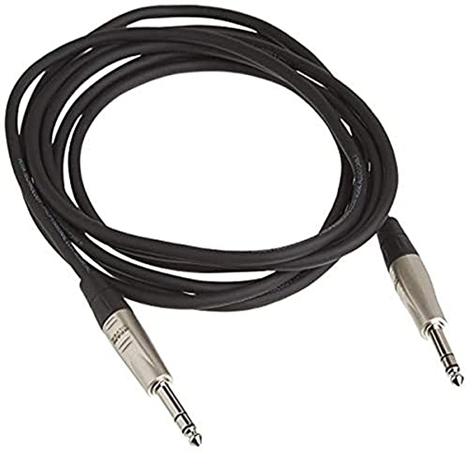 Hosa HSS-010 REAN 1/4" TRS to REAN 1/4" TRS Pro Balanced Interconnect, 10 Feet, Speaker