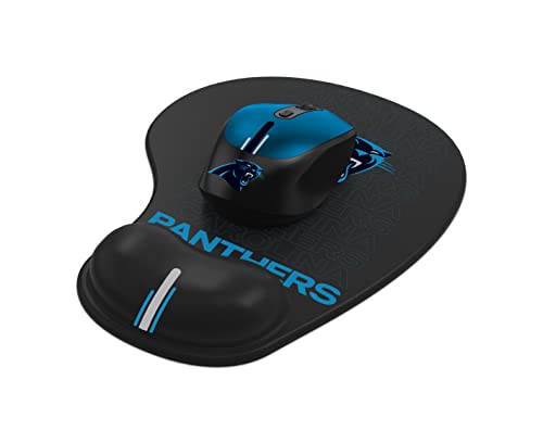 SOAR NFL Mouse and Mouse Pad, Carolina Panthers