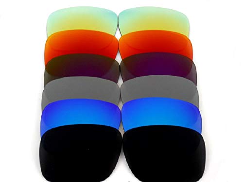 Galaxy Compatible Replacement Lenses For Oakley Holbrook OO9102 Black&Blue&Gray&Purple&Red&Gold 6PS