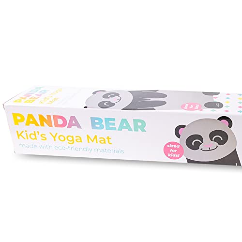 Good Banana Kid's Yoga Mat - Panda Shaped, 65.5 x 31.5 inches, Environmentally Friendly Materials, Adds Stabilty and Comfort.