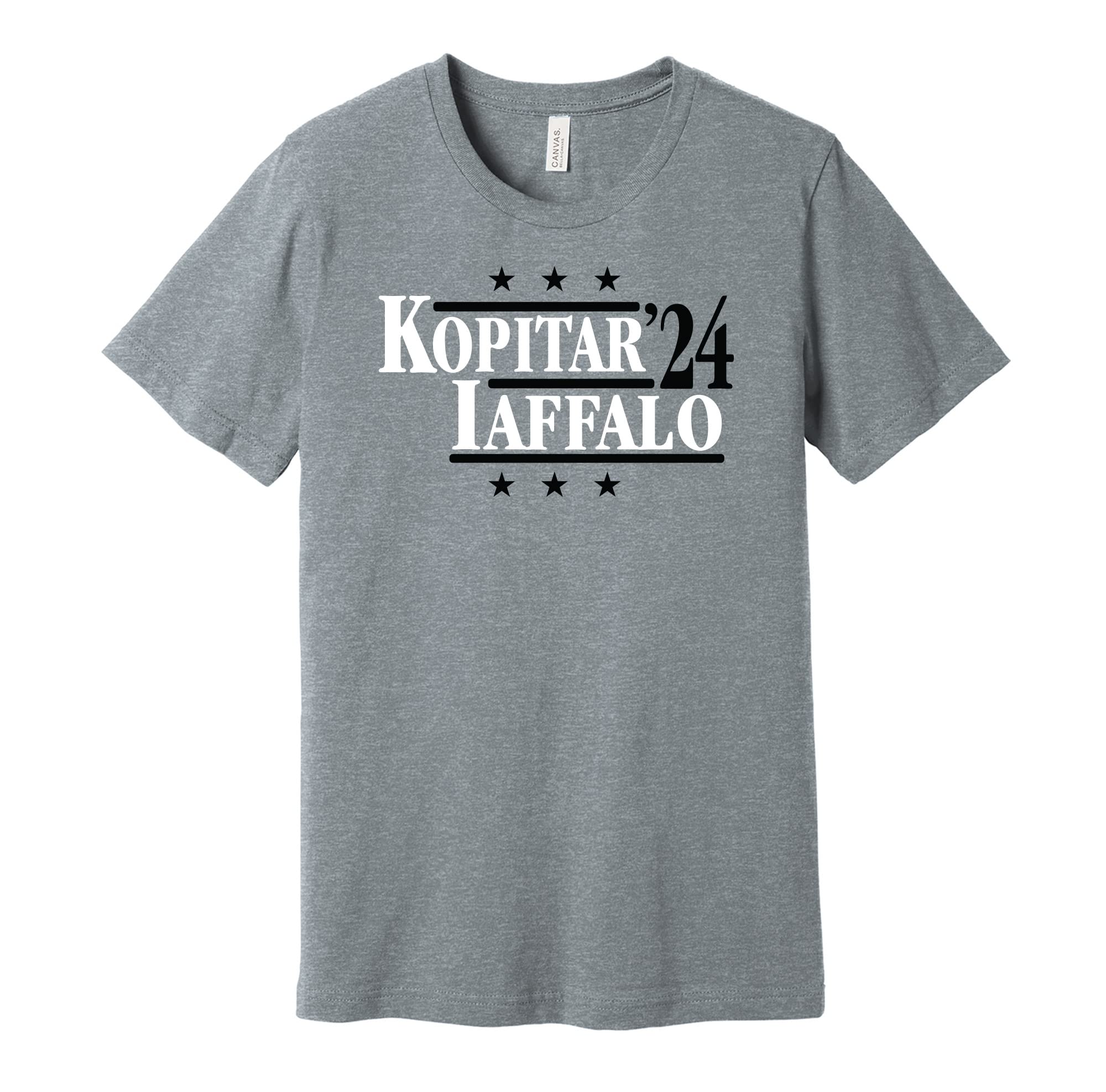 Kopitar & Iafallo '24 - Political Campaign Parody Shirt - Grey - Small