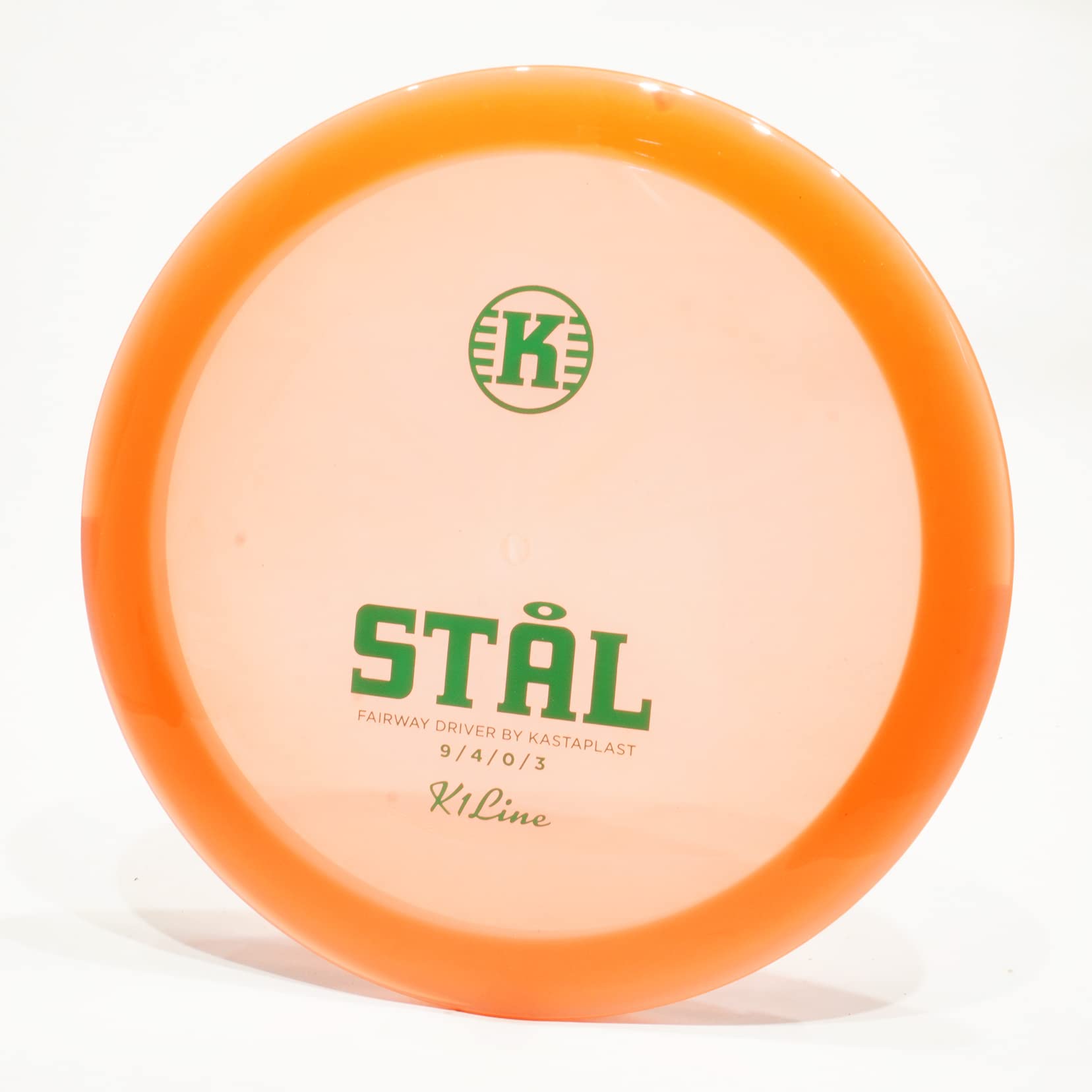 Kastaplast Stal (K1) Driver Golf Disc, Pick Weight/Color [Stamp & Exact Color May Vary] Orange 175-176 Grams