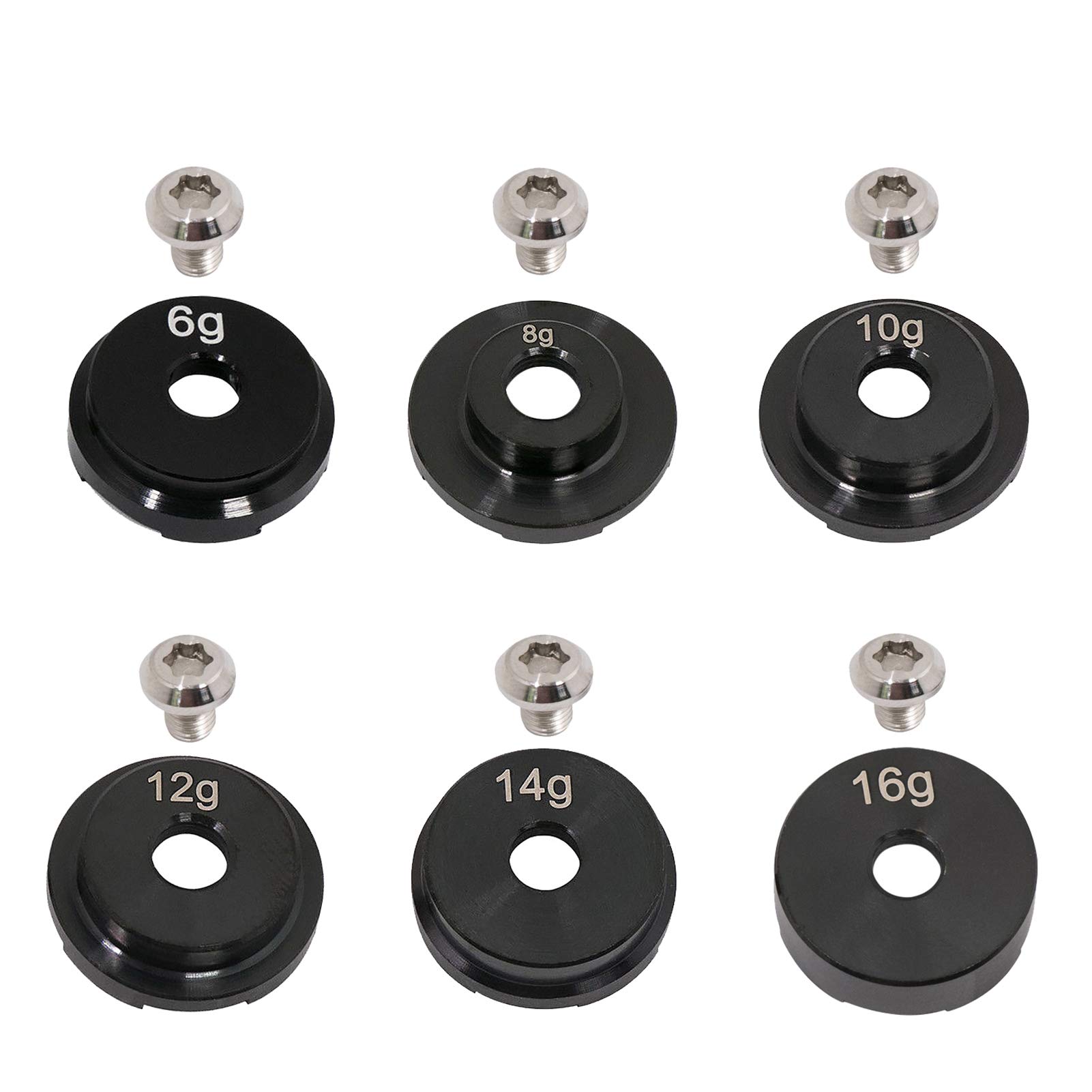 Golf Weights for Ping G 30 Driver Head Fairway Hybrid Clubs with Screw,6g 8g 10g 12g 14g 16g LS SF TEC 5# 3# FW Accessory (1 Pc x 6g)
