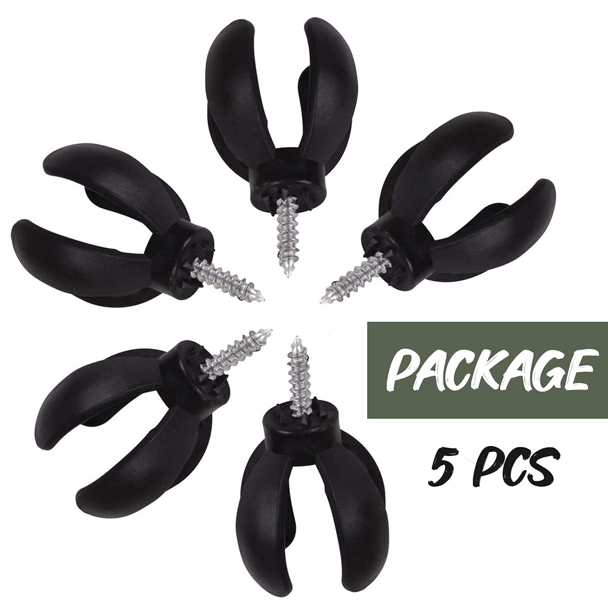 Golf Ball Retriever for Putter - 5Pcs Golf Ball Picker Upper for Putter Ball Grabber Tool Golf Putter Ball Retriever Tool Golf Ball Grabber - Suction Cup Balls Picker Womens Golf Accessories for Men