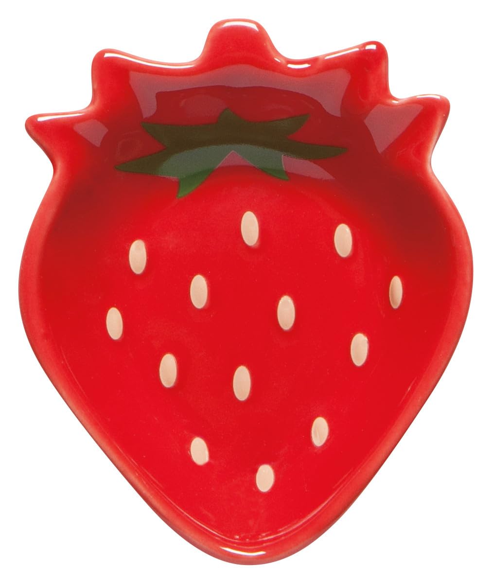 Jubilee Berry Sweet Stoneware Shaped Pinch Bowl Set, Mini Bowls for Dipping and Seasoning-Soy Sauce Dish, Set of 6, 2 oz