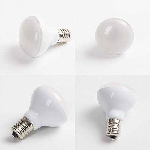 Haian R14 LED Bulb E17 Intermediate Base Mini Reflector Floodlight,4 Watt 280 Lumens,25 Watt Incandescent Equivalent,R14 E17 LED Light Bulb Non-dimmable 3000K Warm White (4 Pack)