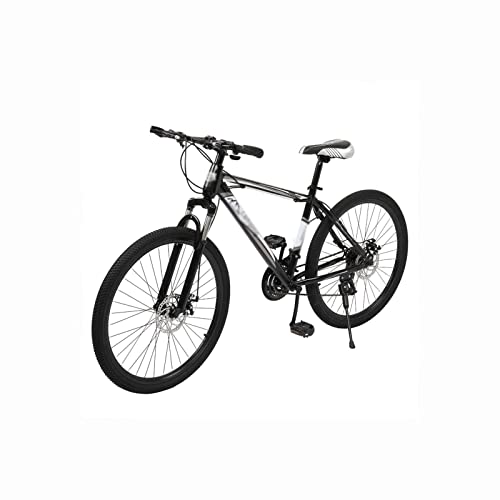 KOWMzxc Bikes for Men 1Set Metal Mountain Bike 26 Inch 21 Speed Disc Brake Adjustable Seat Stable Reliable Bicycle