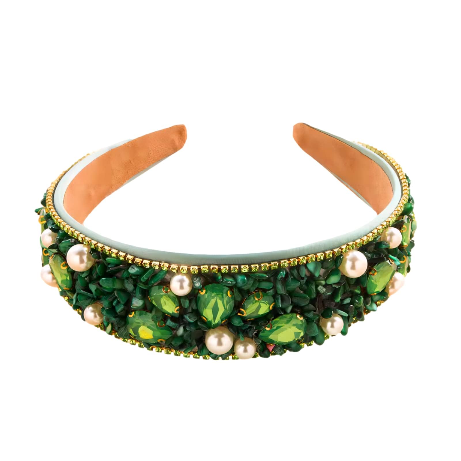 MUQINGWAN Ladies Fashion Headband, Personality Rhinestone Decoration Candy Color Headband Girls Headband Party Headband Accessories Accessories Jewelry