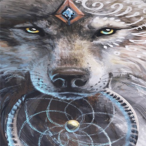 Wolf Warrior by SunimaArt,3PC Bedding Sheet Duvet Cover Set .Included:1*Duvet Cover,2*Pillowcase(no Comforter Inside) ((Queen))