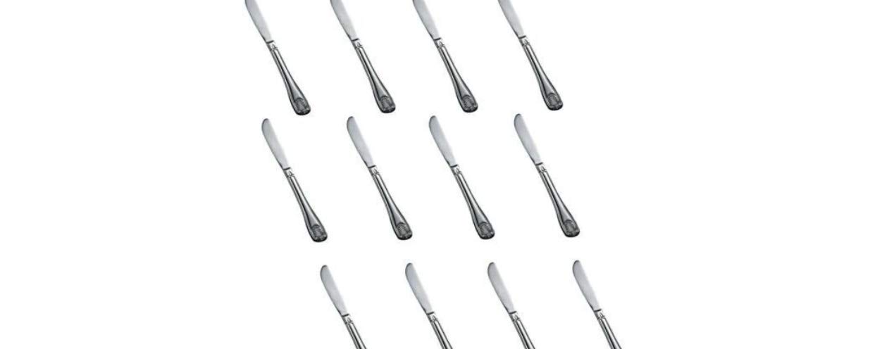 Winco 0006-08 Dinner Knife, Stainless Steel, Extra Heavy Duty, Mirror Finish, Toulouse - Dinner
