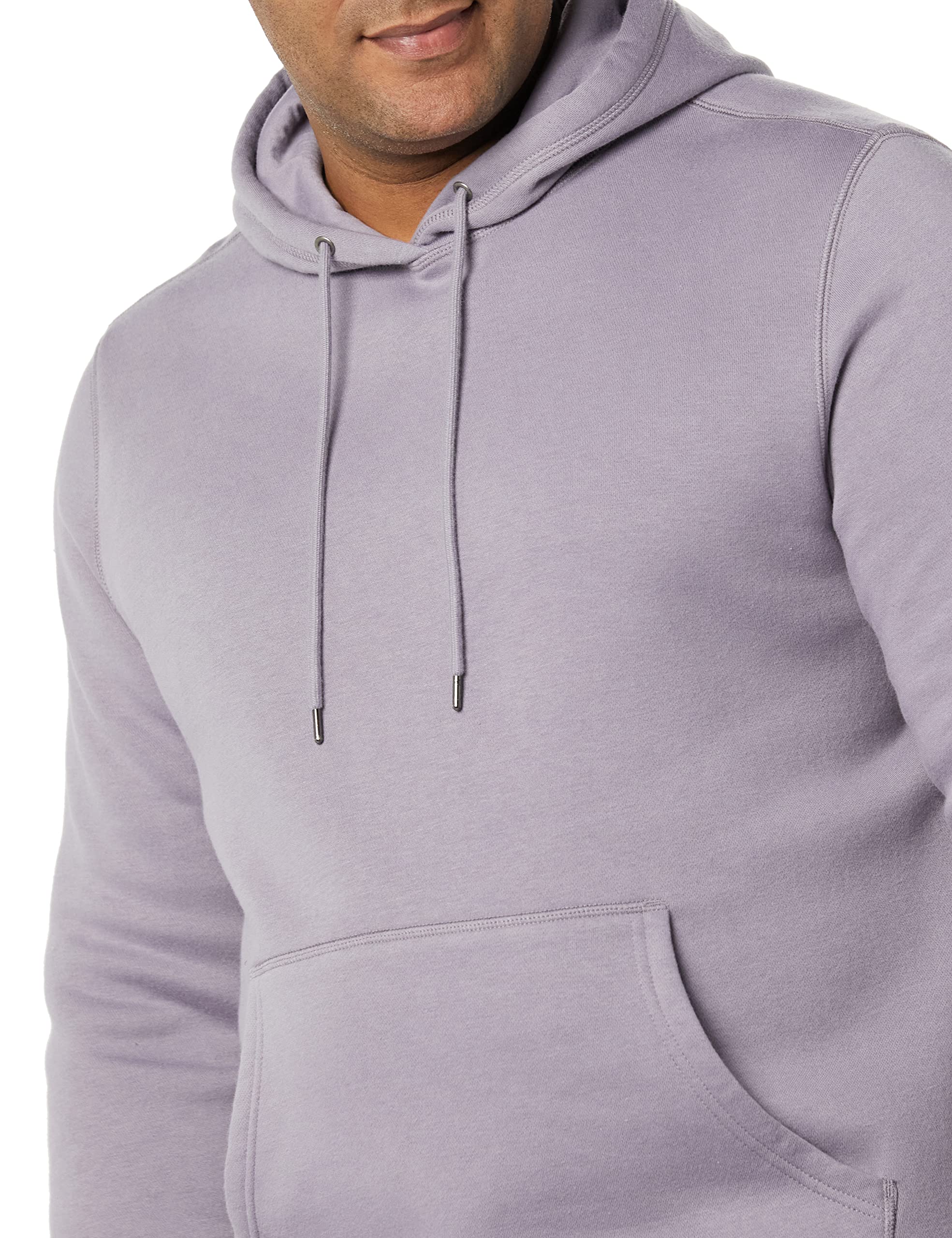 Goodthreads Men's Washed Fleece Pullover Hoodie, Beige, Large