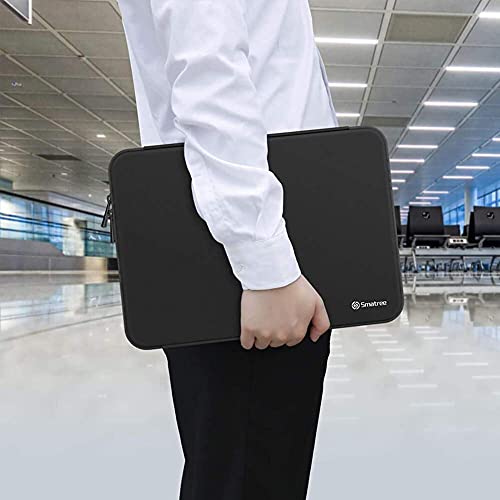 Smatree 12.9 Tablet Sleeve Hard Case for 12.9 inch New iPad Pro 2021-2018, iPad Pro 12.9 4th Gen 2020 with Smart Keyboard Folio and Magic Keyboard, Surface Pro 7 12.3inch Sleeve Bag, Black