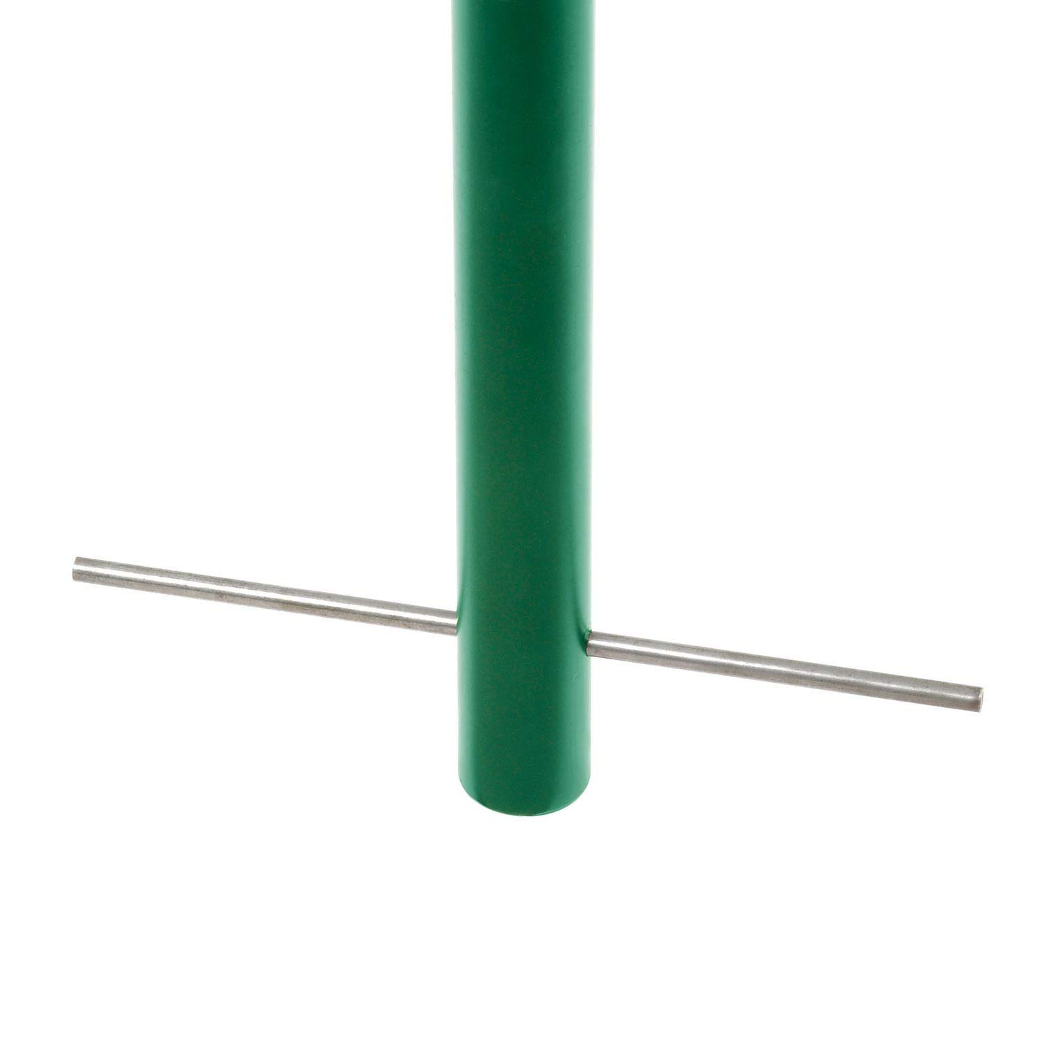 Global Industrial Wave Bike Rack, Green, Below Ground Mount, 9-Bike