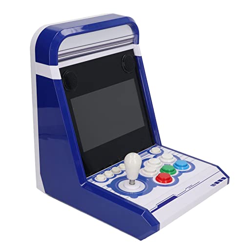 Mini Joystick Control Game Machine, Joystick Control Game Machine 7 Inch All in One US Plug 100β240V for Game Room(Blue)