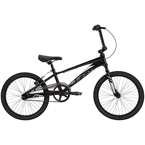 Huffy Enigma 20" BMX Bike, Aluminum Frame, Race Style, Gloss Black