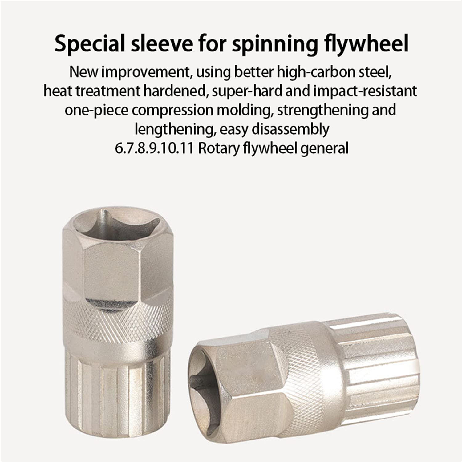 Gowxs Freewheel Removal Tool,Mountain Bicycle Lockring Removal Tool for Sram, Sunrace, Shimano, DNP and Other 6,7,8,9,10,11Speed Freewheel