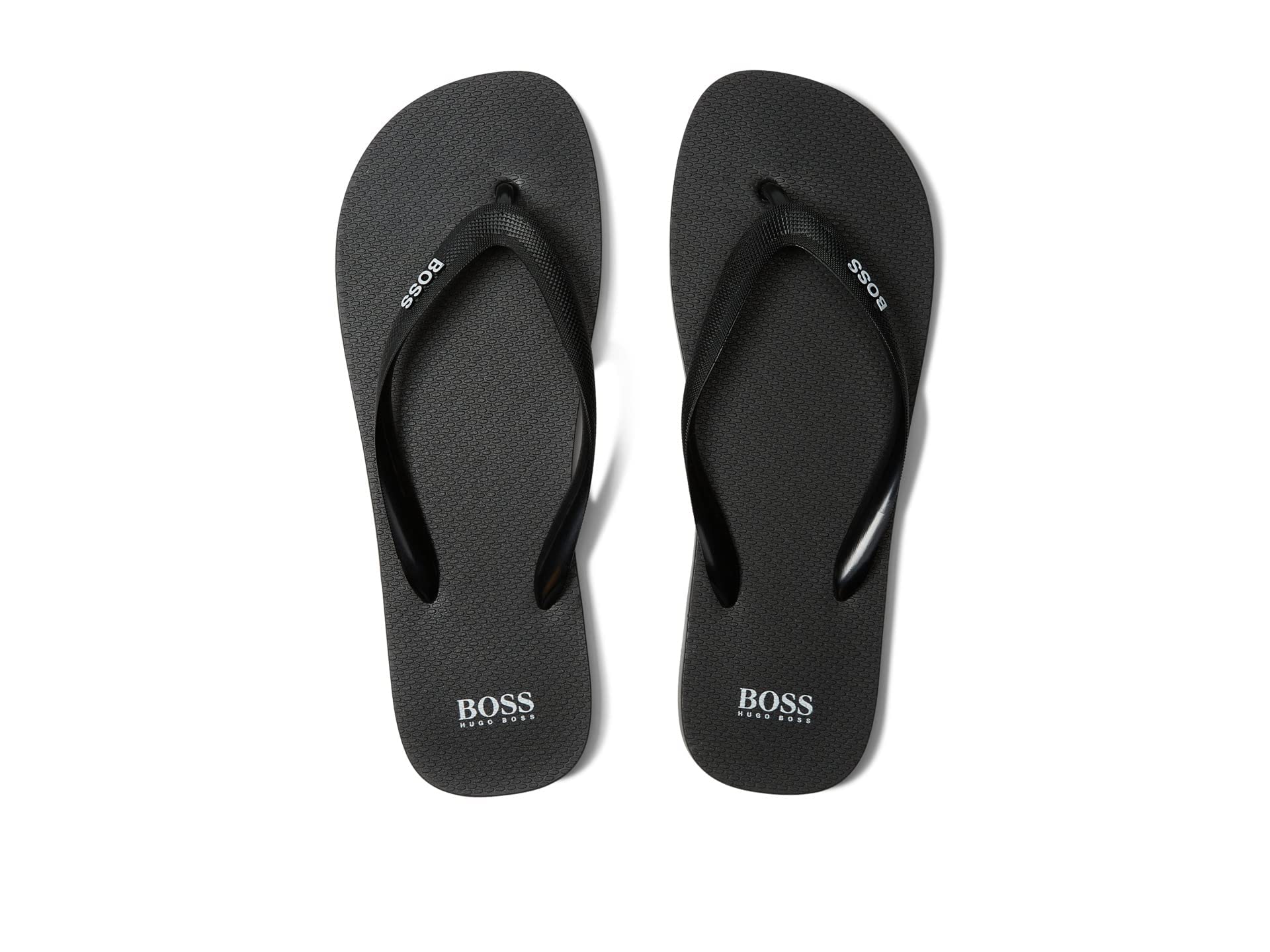 Hugo Boss Men's Pacific Flip-Flops Sandals Shoes Black Sz. 12/13 50428676