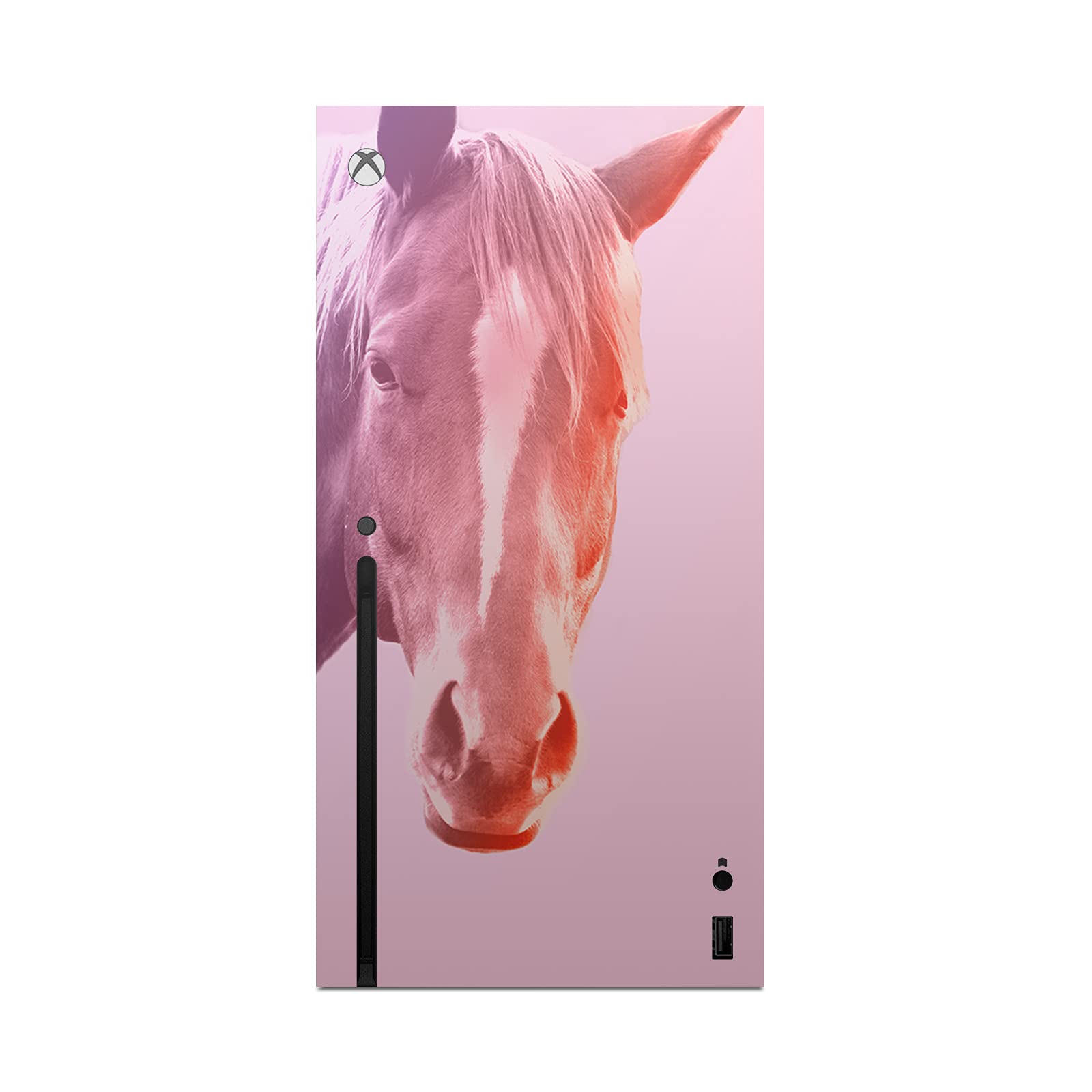 Head Case Designs Officially Licensed Mark Ashkenazi Pastel Horse Art Mix Matte Vinyl Sticker Gaming Skin Case Cover Compatible with Xbox Series X Console and Controller Bundle