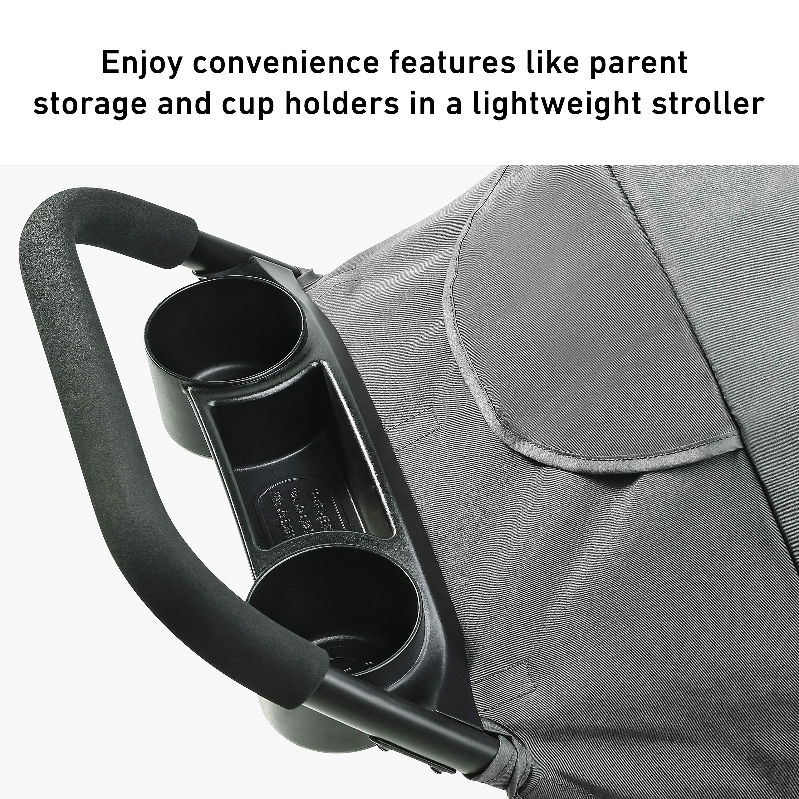Graco NimbleLite Stroller | Lightweight Stroller, Under 15 Pounds, Car Seat Compatible, Compact Fold, Hailey