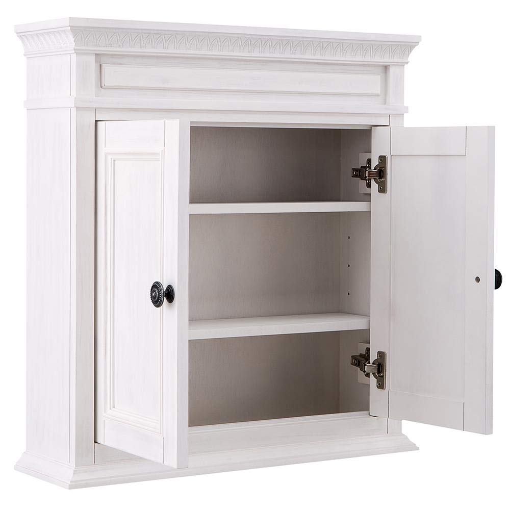Home Decorators Collection Cailla 26 in. W x 28 in. H Wall Cabinet in White Wash