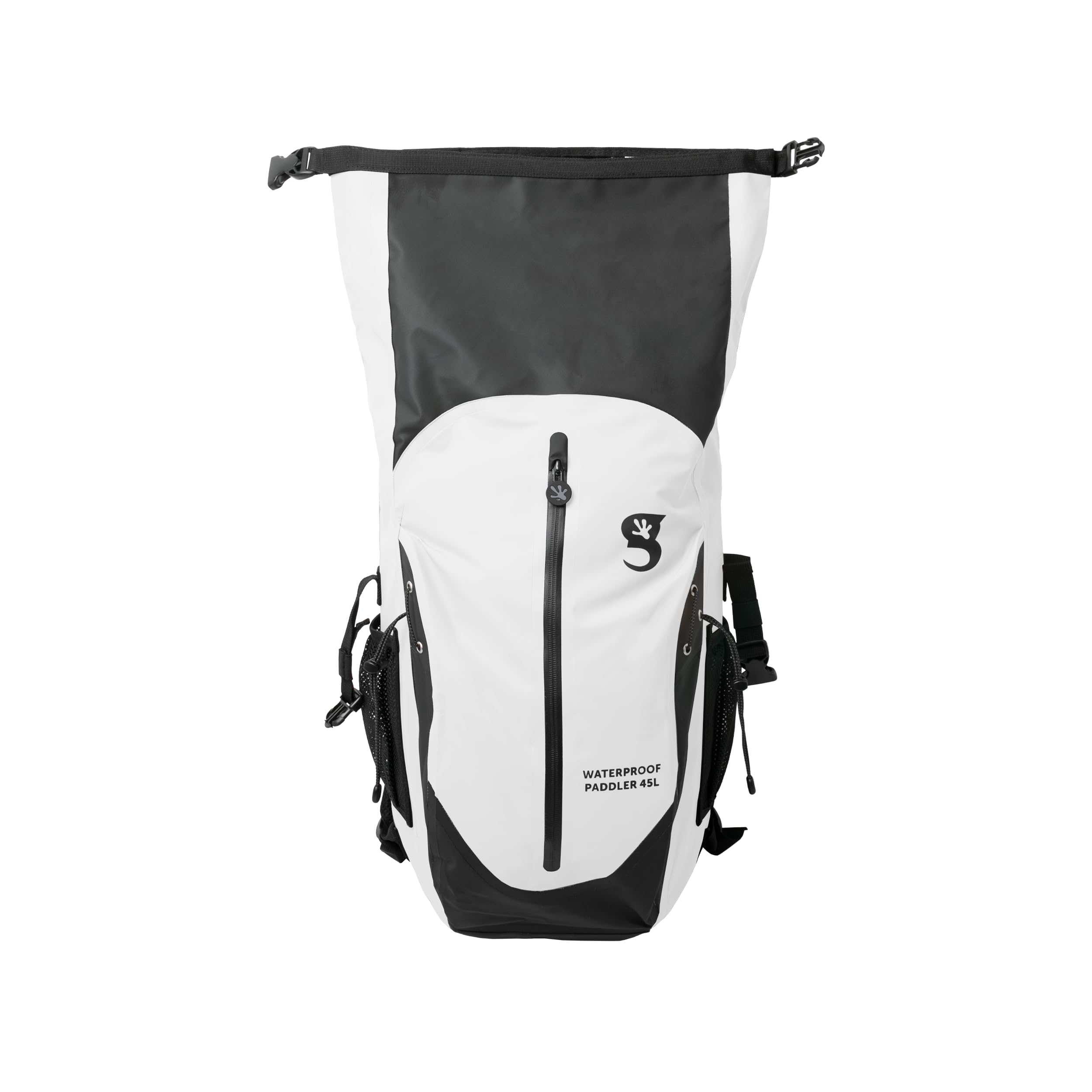 geckobrands Paddler 45L Waterproof Backpack White