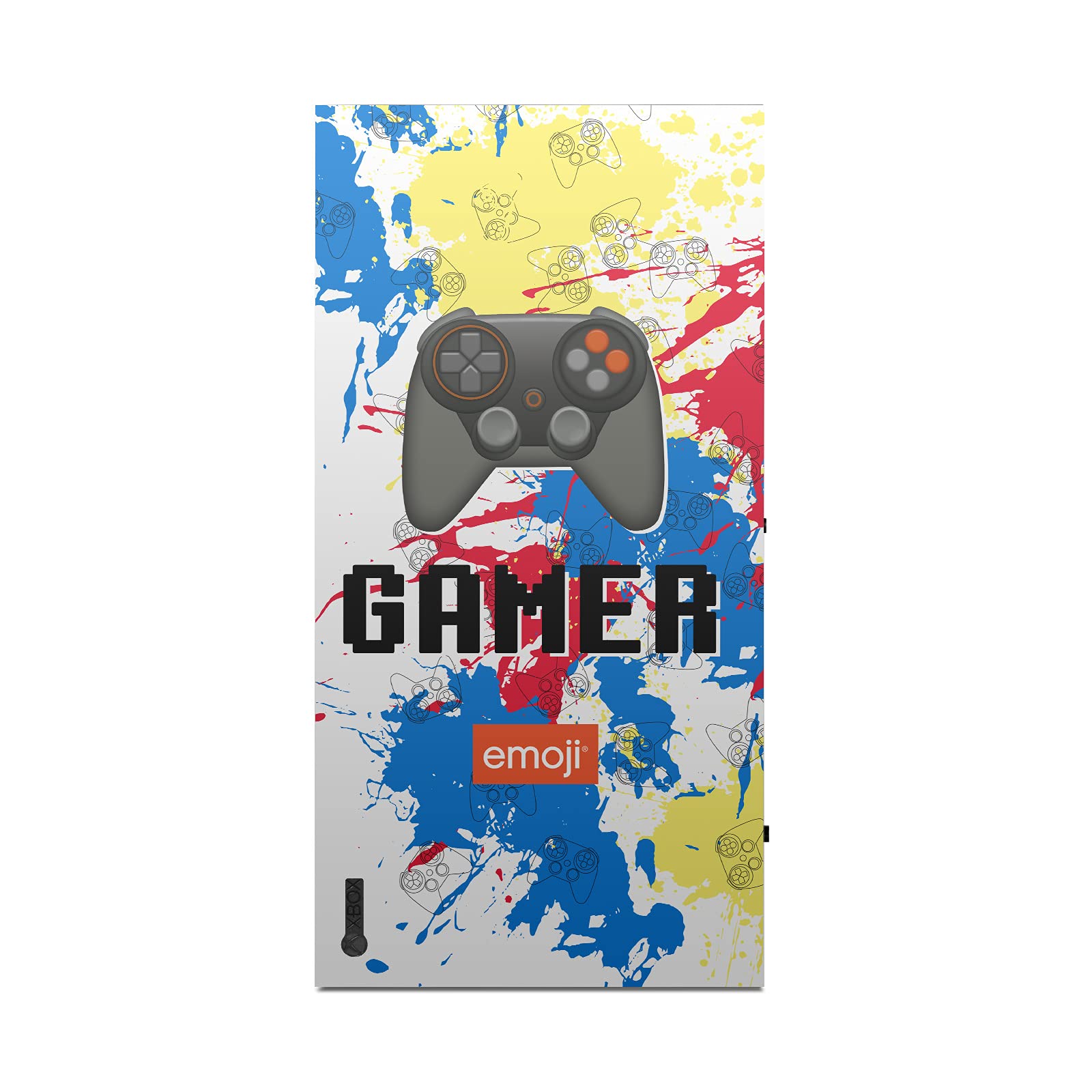 Head Case Designs Officially Licensed Emoji Gamer Art Patterns Matte Vinyl Sticker Gaming Skin Case Cover Compatible with Xbox Series X Console