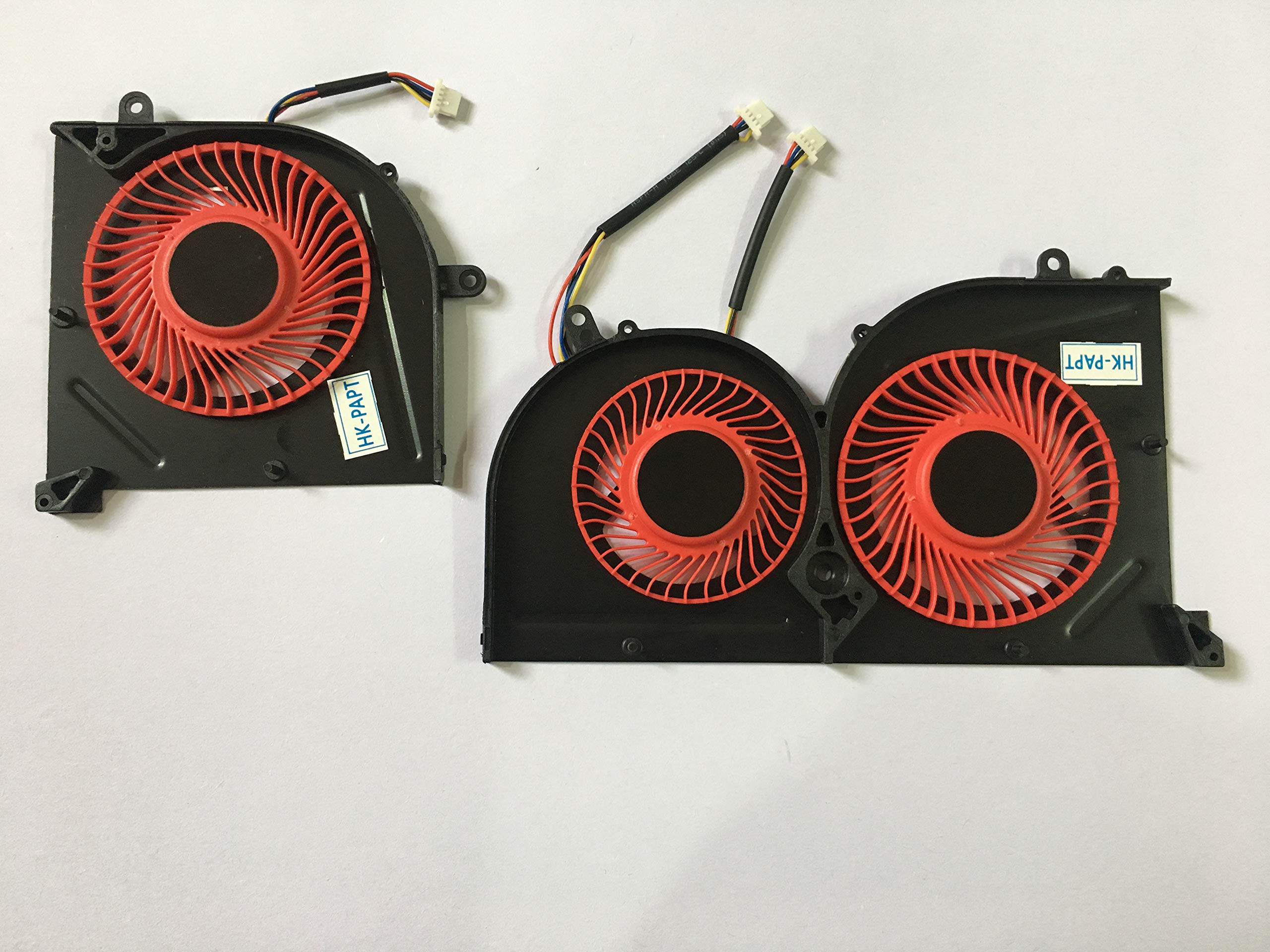 HK-part Fan Replacement for MSI GS63VR Series GS63VR 6RF GS63VR 7RF GS63VR Stealth Pro MS-16K2 MS-17B1 BS5005HS-U2L1 BS5005HS-U2F1 Gpu CPU Cooling Fan