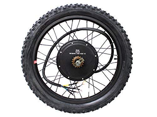 HALLOMOTOR Ebike Electric Bicycle Conversion Kit 48V 60V 72V 3000W Rear Brushless Motor Wheel 26" 100A Controller LCD Brake Electric Bicycle