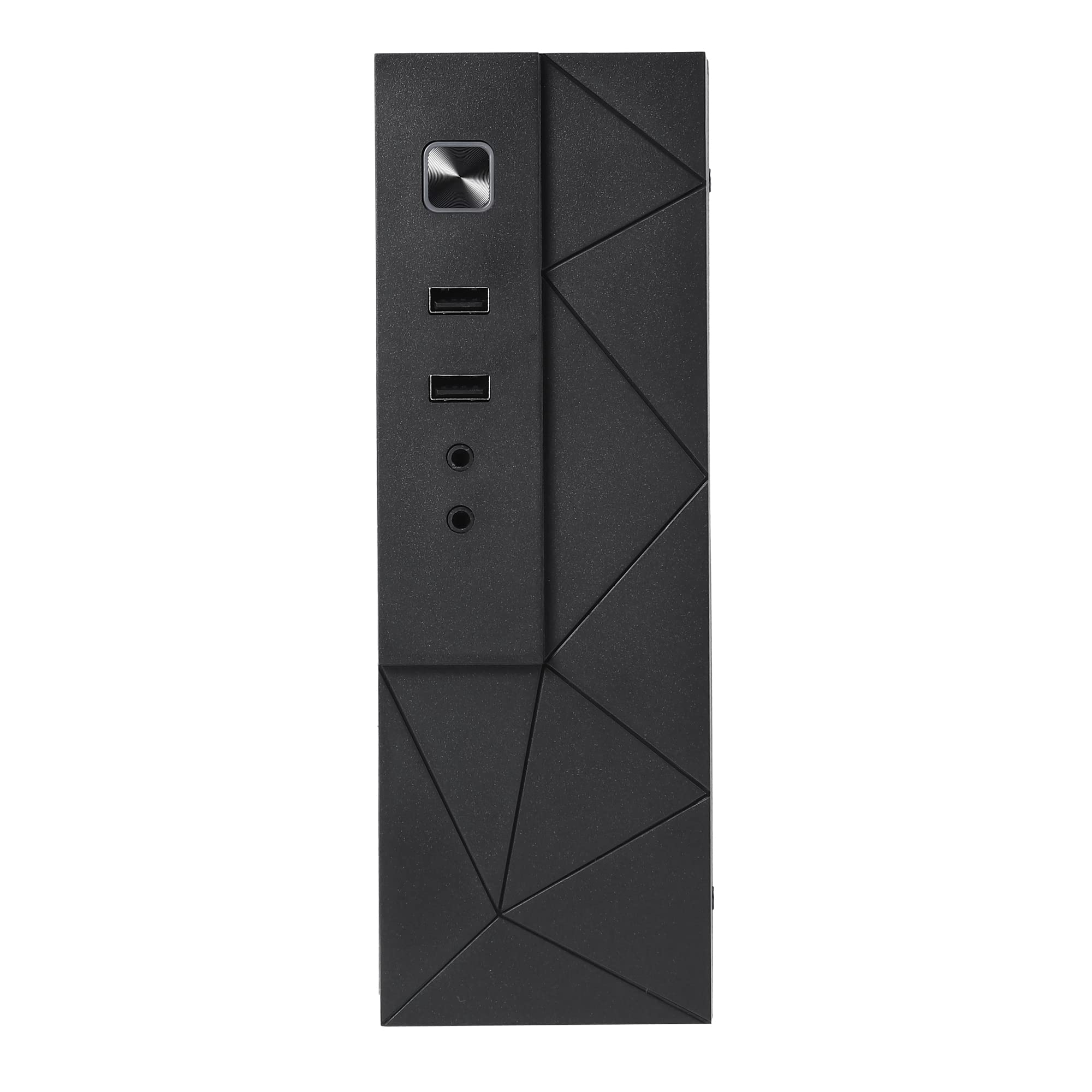 Goodisory MX01 SECC Fanless Mini ITX HTPC Chassis with 3.5" Hard Drive Bay and Vertical Stand Foot (Black)
