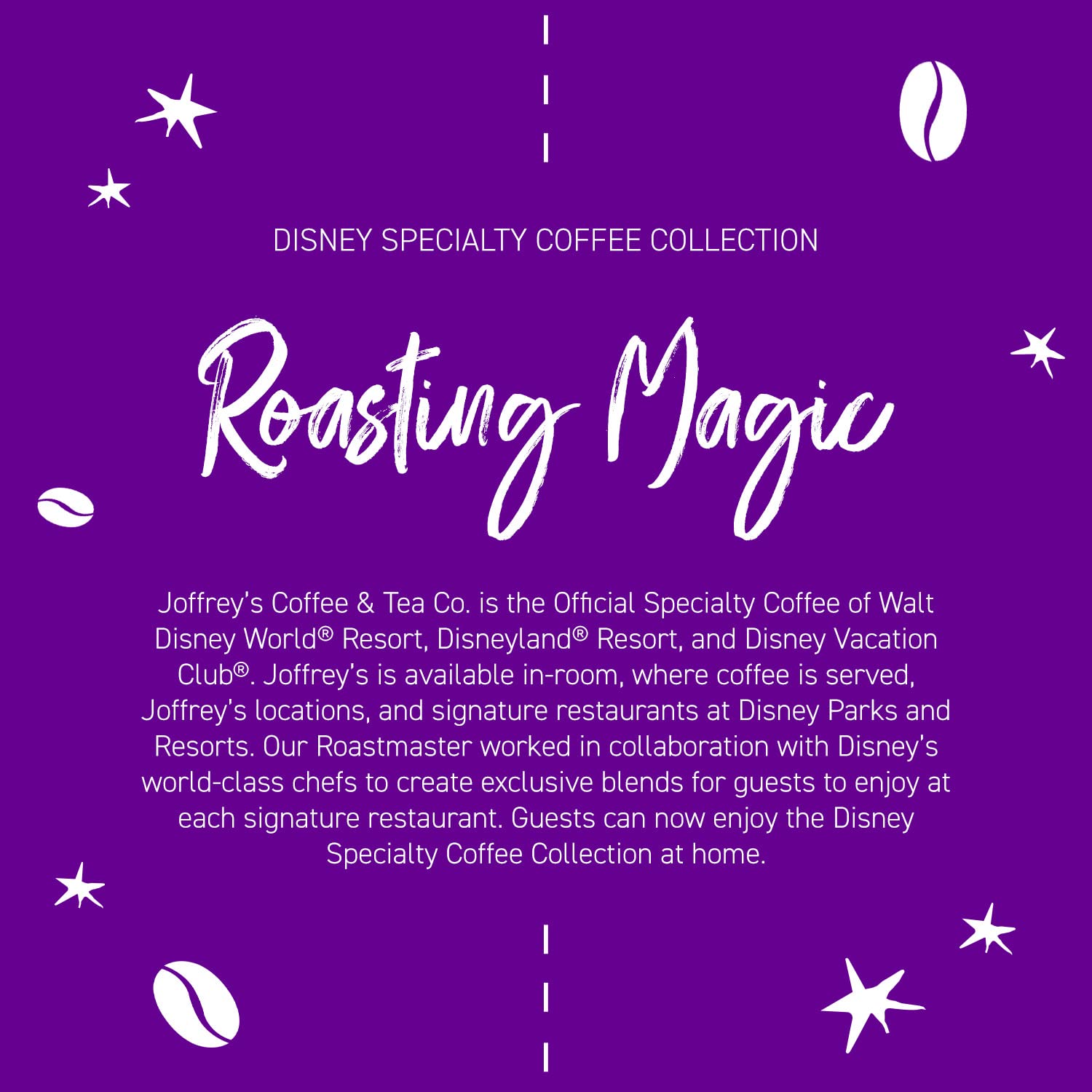 Joffrey's Coffee - Hoppity Ever After, Disney Spring Edition Coffee, Arabica Coffee Beans, Medium Roast, Robust Caramel & Dark Chocolate Flavored Coffee, Brew or French Press (Whole Bean, 11 oz)