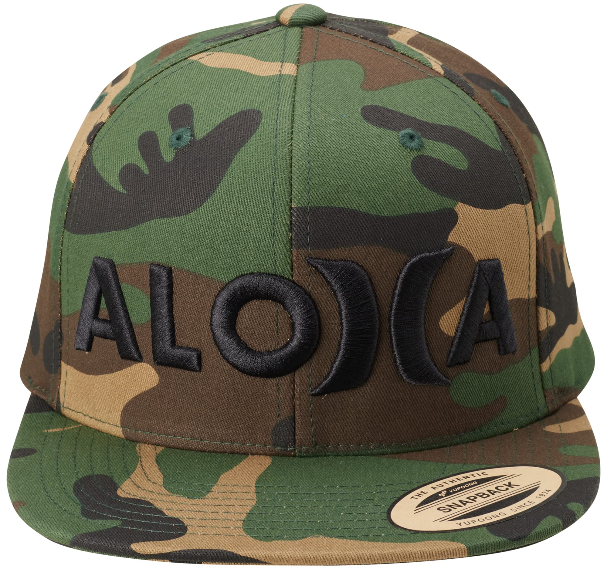 Hurley Men's Hat - Aloha Ohana Hawaiian Camo Snap Back Hat, Camo