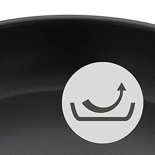 WMF 733646299 Devil Hand Wash Frying Pan Teflon Platinum coating 24 cm Diameter Devil Stainless Steel Cromargan Stainless Steel Suitable for Induction, Stainless Steel, Silver, 46 x 26 x 8,19999999999