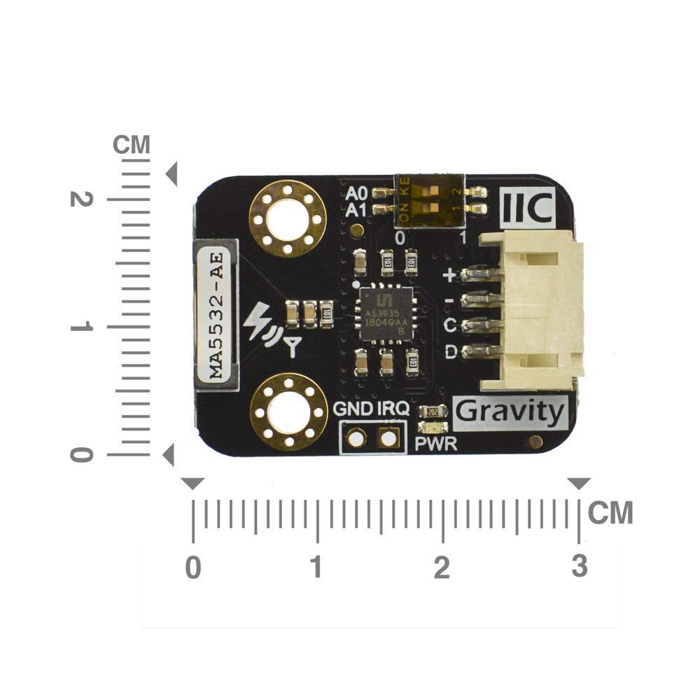Gravity: AS3935 IC Lightning Sensor for Distance, Intensity, and Frequency Detection - Thunder Thunderstorm Warning Detector for Weather Station and Photography (Max 40km Range)