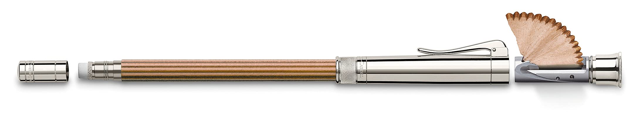 Graf von Faber-Castell Platinum Plated Perfect Pencil - Brown