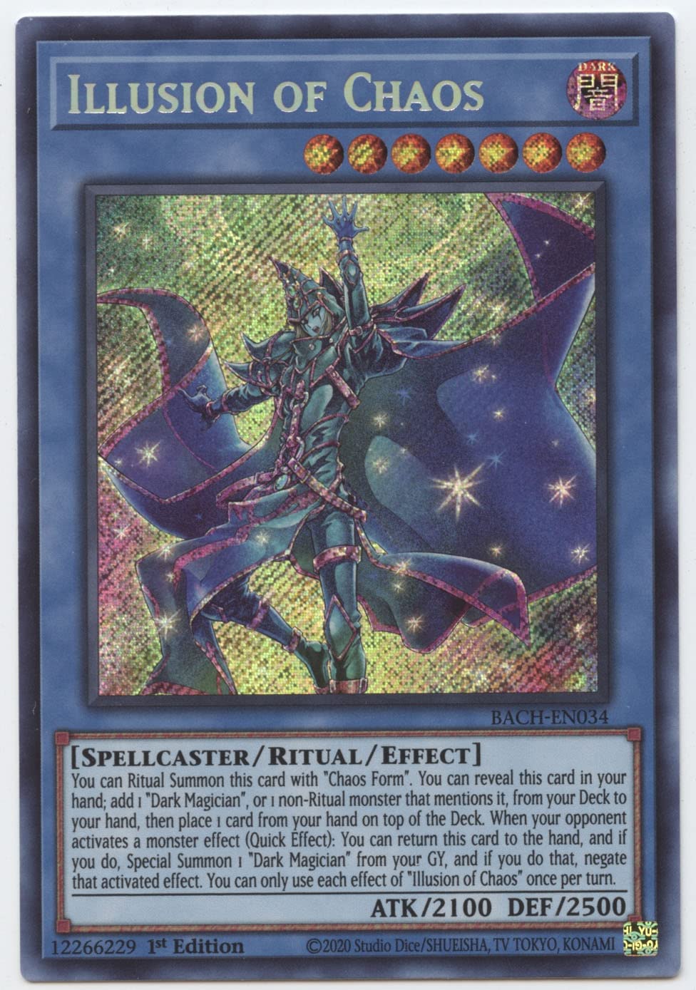 Illusion of Chaos - BACH-EN034 - Secret Rare - 1st Edition